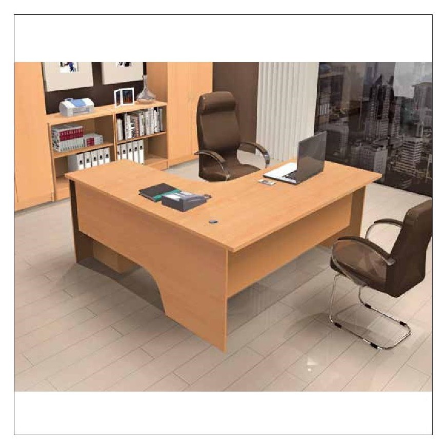 (FREE Delivery Klang Valley) L Shape Table 6x5 FT | Office Table (5 ...