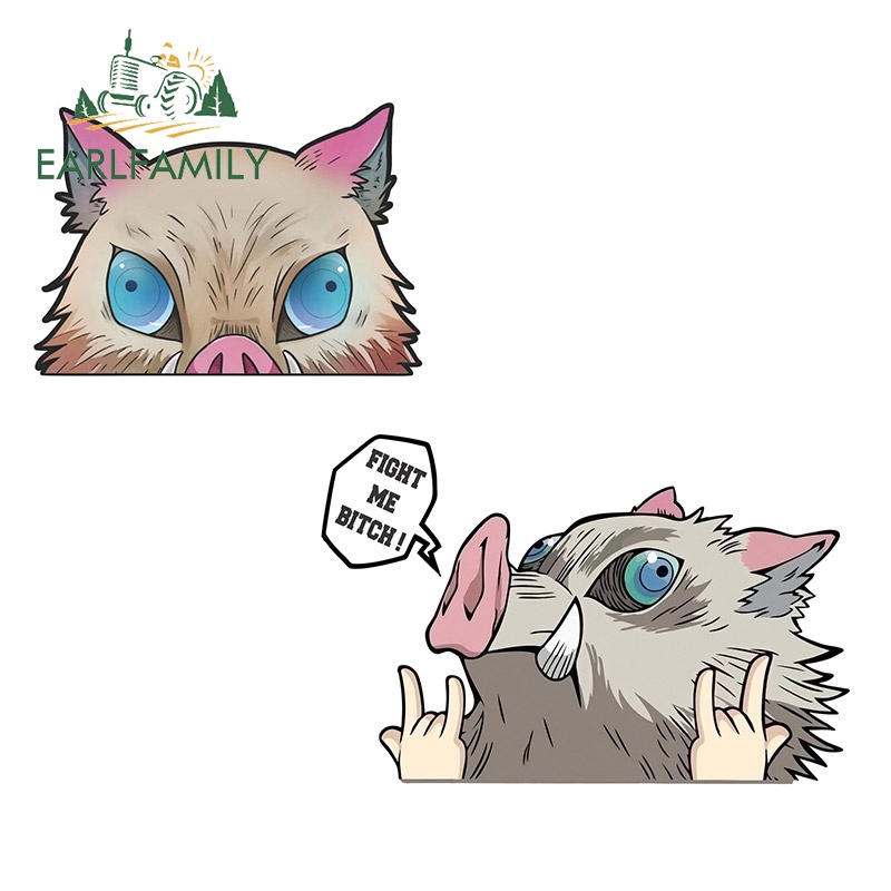 EARLFAMILY 13cm for Demon Slayer Inosuke Hashibira Fight Me Anime ...