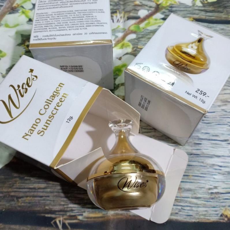 Wise Nano Collagen Sunscreen Thailand Sunscreen 12g | Shopee Malaysia