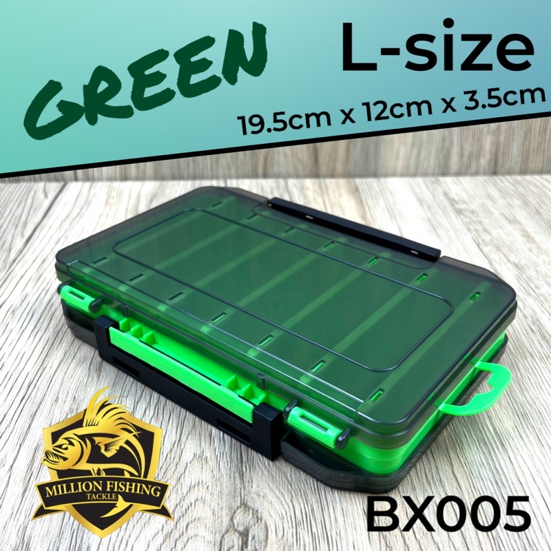 【BX005】𝐅𝐢𝐬𝐡𝐢𝐧𝐠 𝐓𝐚𝐜𝐤𝐥𝐞 𝐁𝐎𝐗 Double Side Open Lures Box Kotak Gewang ...