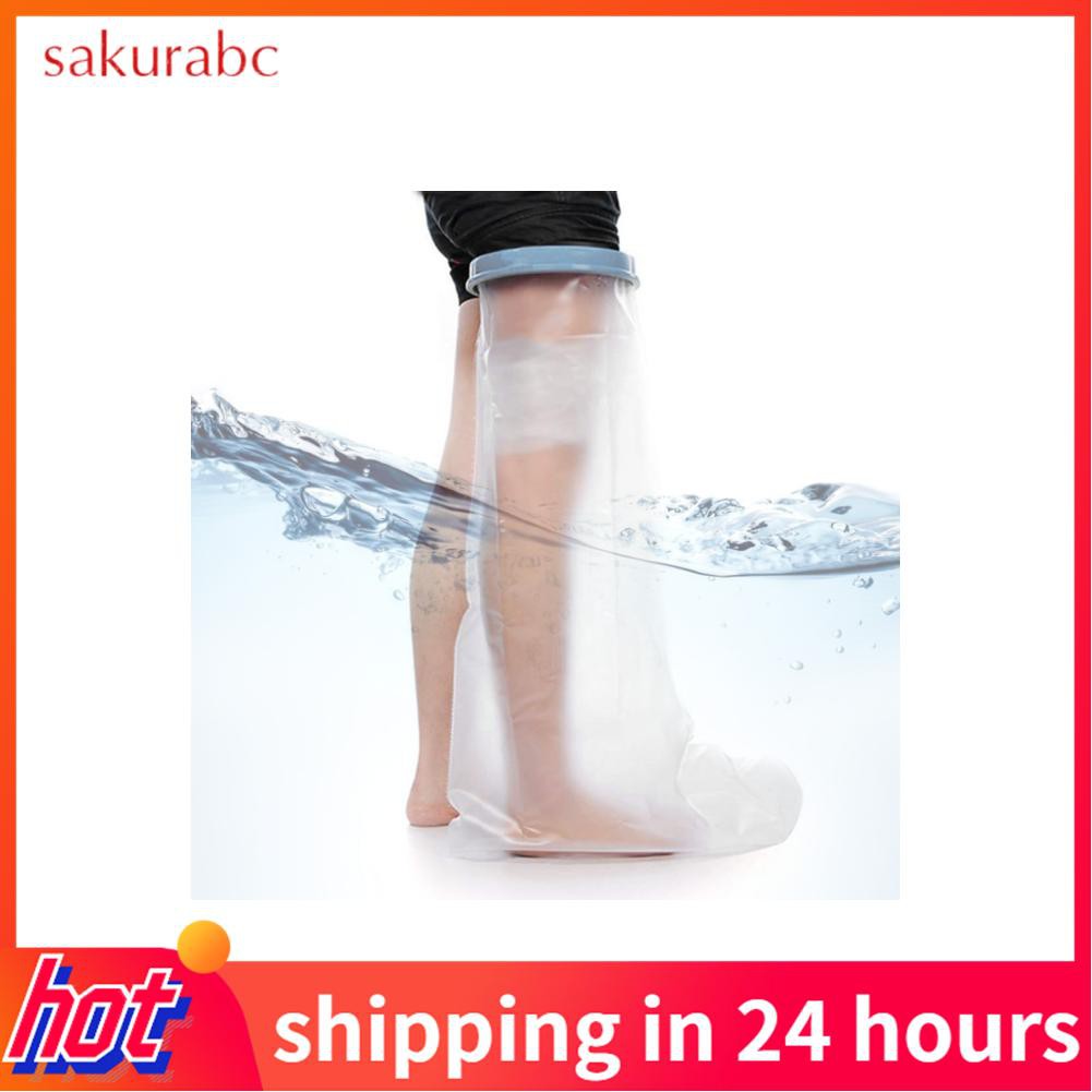 Sakurabc Adult Waterproof Leg Cast Cover Wound Fracture Bandage ...