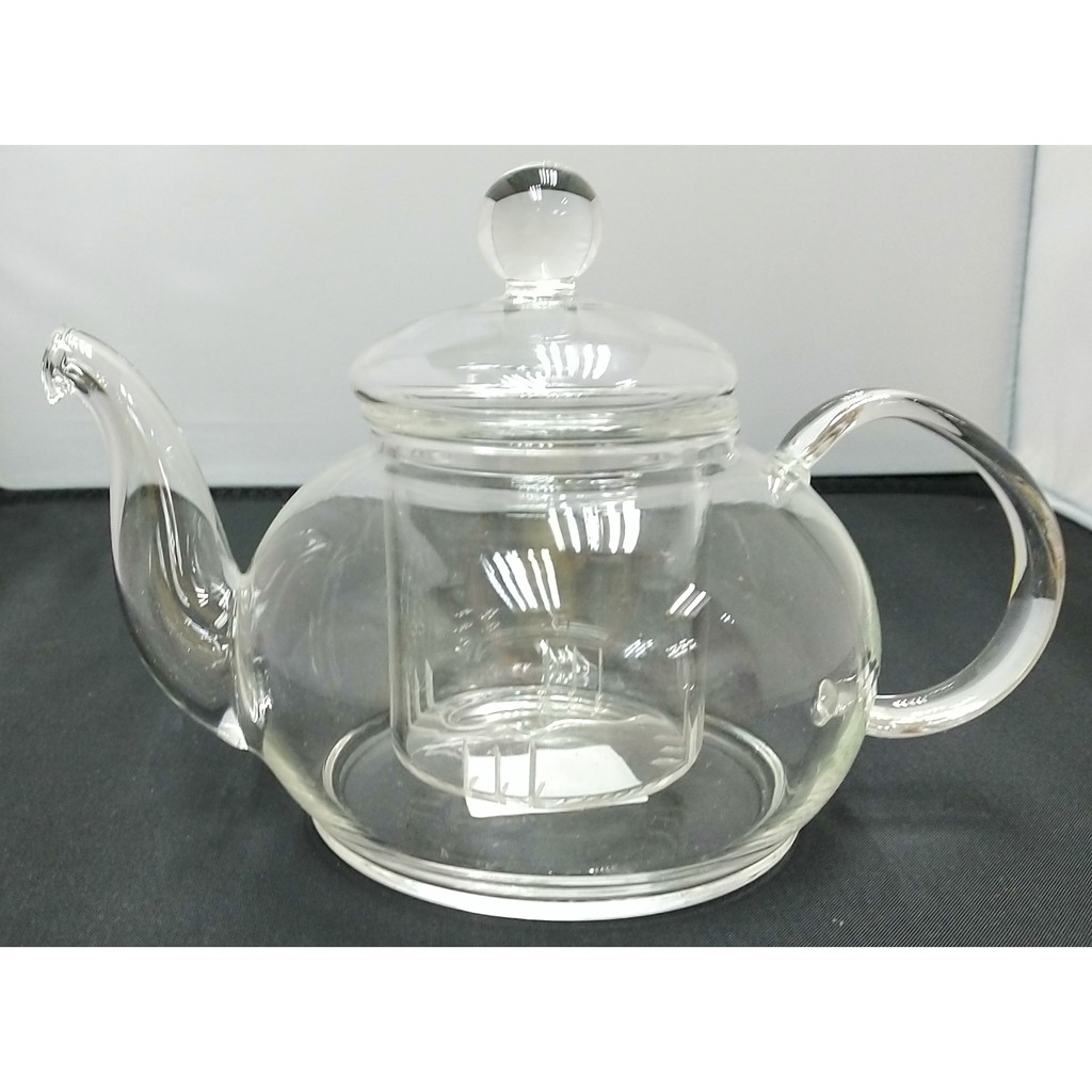 600ml Crystal tea pot with strainer and cover | Shopee Malaysia