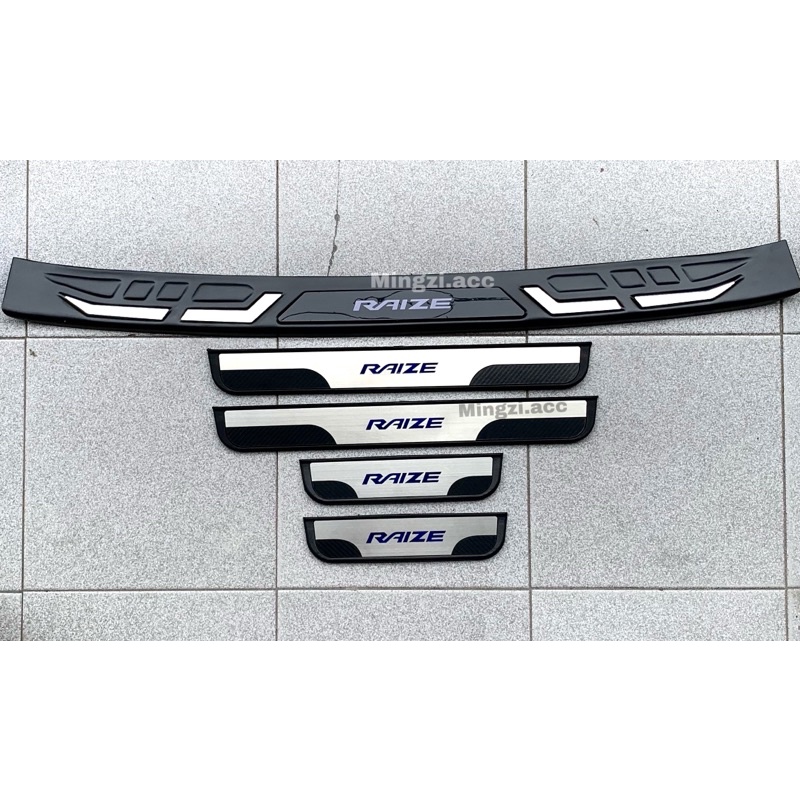 Raize 2021 SIDE AND REAR SILLPLATE PACKAGE LUGGAGE SIDE DOOR STEP ...