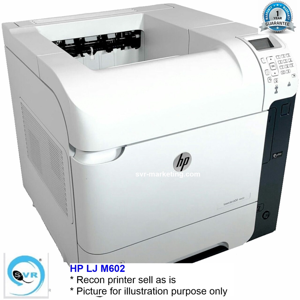 HP LASERJET 600 M602 PRINTER ( RECON / REFURBISH / USED ) SPECIAL OFFER ...