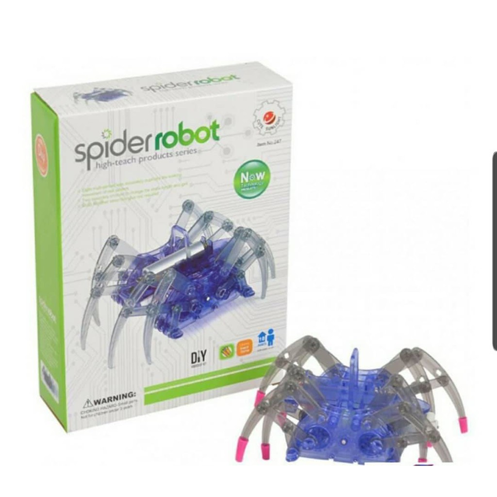 Spider Robot Toy Kit Scientific Robot Toy DIY Building Kit Science ...