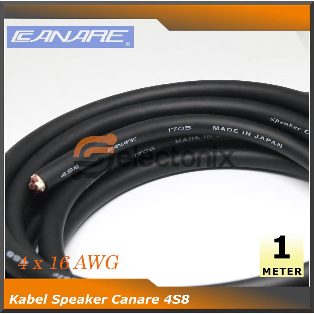 Canare Speaker Cable 4S8 [1m] | Shopee Malaysia