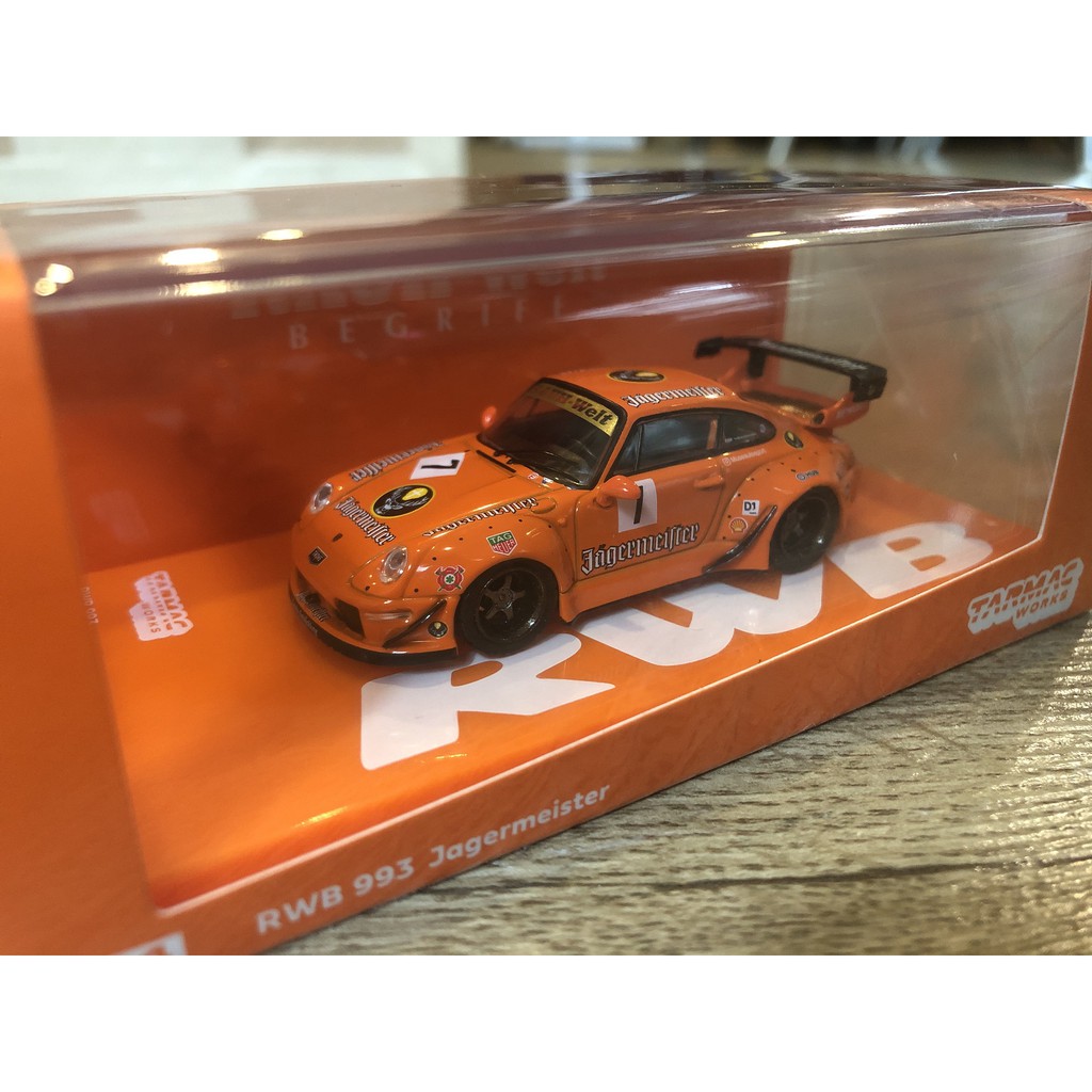 Tarmac Works Hobby64 RWB 993 #T64017JA Jagermiester Orange (1:64 ...