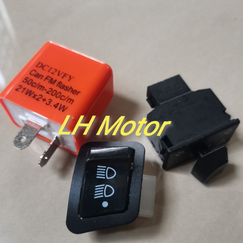 Double 🌟Singnal Switch Hazard Suis & High Low On/ Off Suis🌟 For RS150 ...