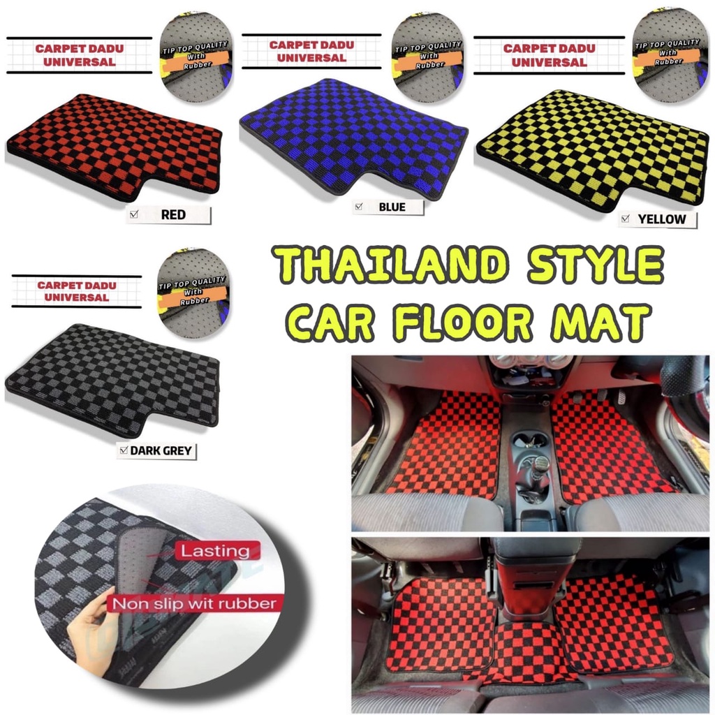 Thailand Checkmate Dice Dadu Chess Mat Car Carpet Dadu Universal Karpet ...