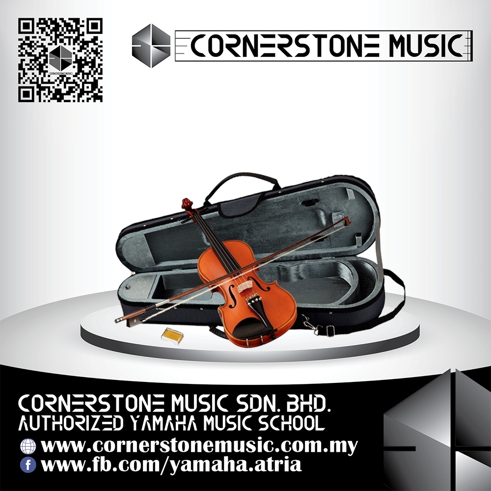 Yamaha Violin V5SA ( V5 SA 44 / V5SA44 )*Pre-Order* V5 Series 4/4 Full Size Violin - Ebony ...