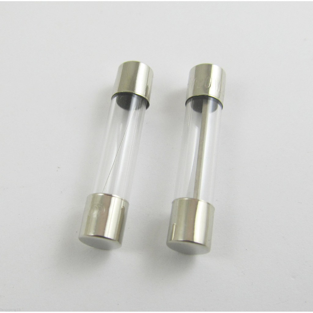 2pcs Glass Tube Fuse 6mmx30mm 10A 10Amps F10A 250V Quick Fast Blow Car ...