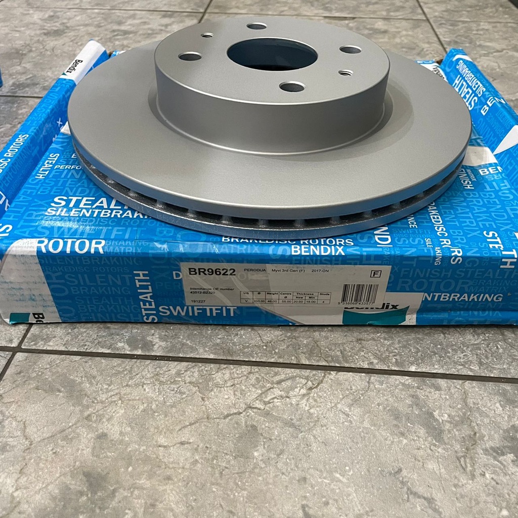 PERODUA MYVI 3RD GENERATION 2017 NEW MODEL FRONT BRAKE DISC ROTOR ...
