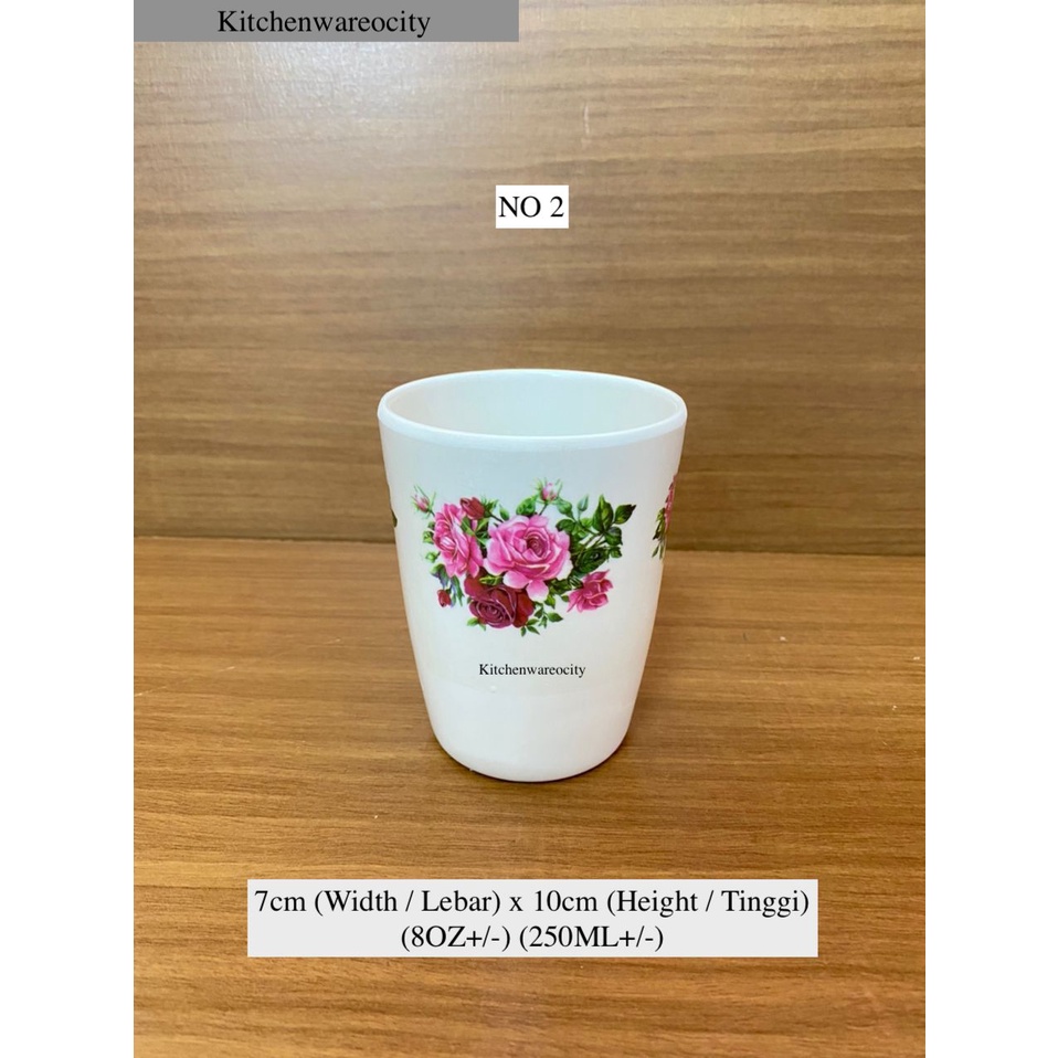 Colourful Plastic Cup / Plastic Cup / Flower Cup / Cawan Bunga / Cawan ...