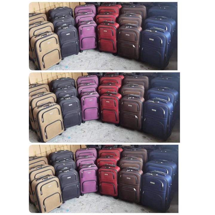 3 IN 1 COMBO SET (20"+24"+28") EXPANDABLE POLYESTER FABRIC COTTON EVA ...