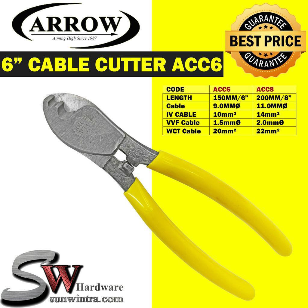 Arrow 6Inch/8Inch High Quality Cable Cutter #ACC6/ACC8 | Shopee Malaysia
