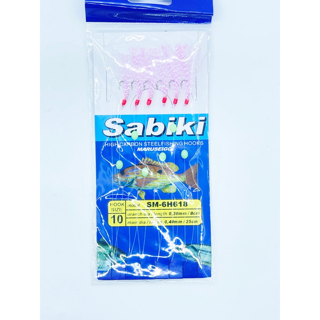 [Clear Stock] Sabiki Apollo Hook Lures for Live Bait Fishing Umpan ...
