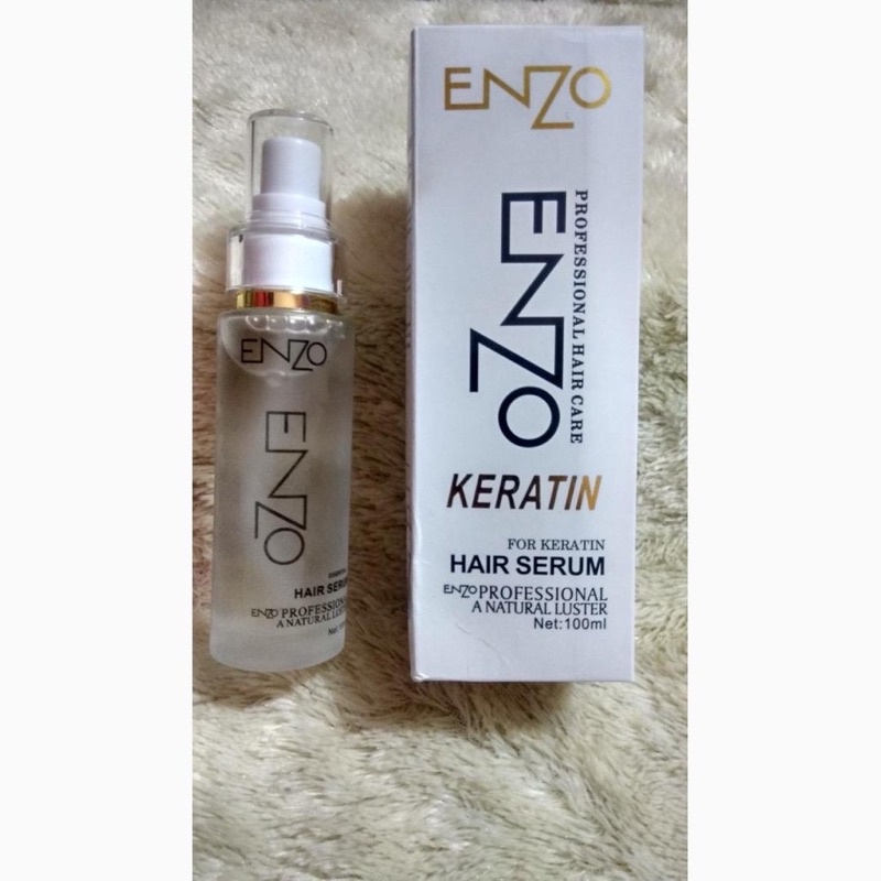 ENZO KERATIN HAIR SERUM ENZO PROFESSIONAL A NATURAL LUSTER | Shopee ...
