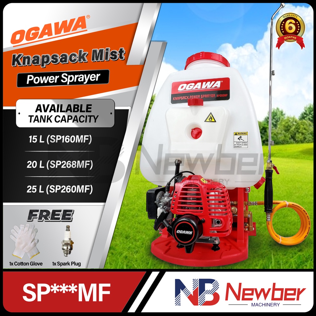 Newber OGAWA 15L/20L/25L Mist Sprayer Knapsack Sprayer Engine Sprayer ...