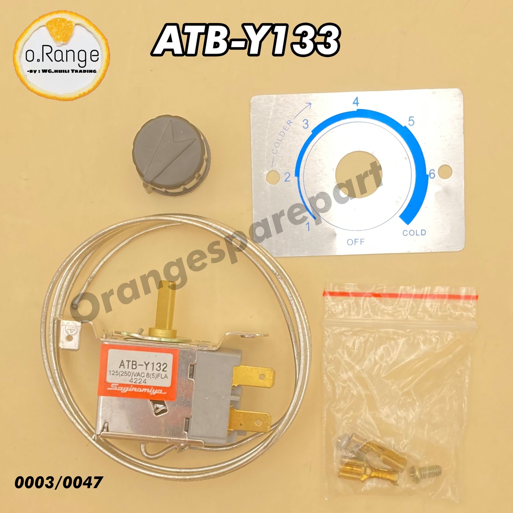 Refrigerator Fridge Freeze Thermostat ATB-Y133 STB-R130A FRIDGE TEMPERATURE THERMOSTAT | Shopee ...