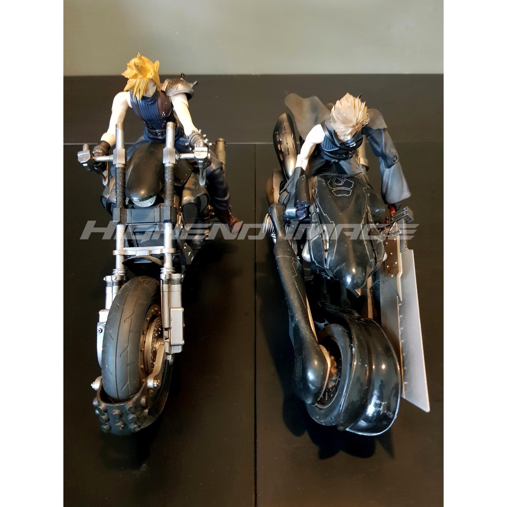 Final Fantasy Cloud Strife with Motorcycle Action Figures Set of 2 ...
