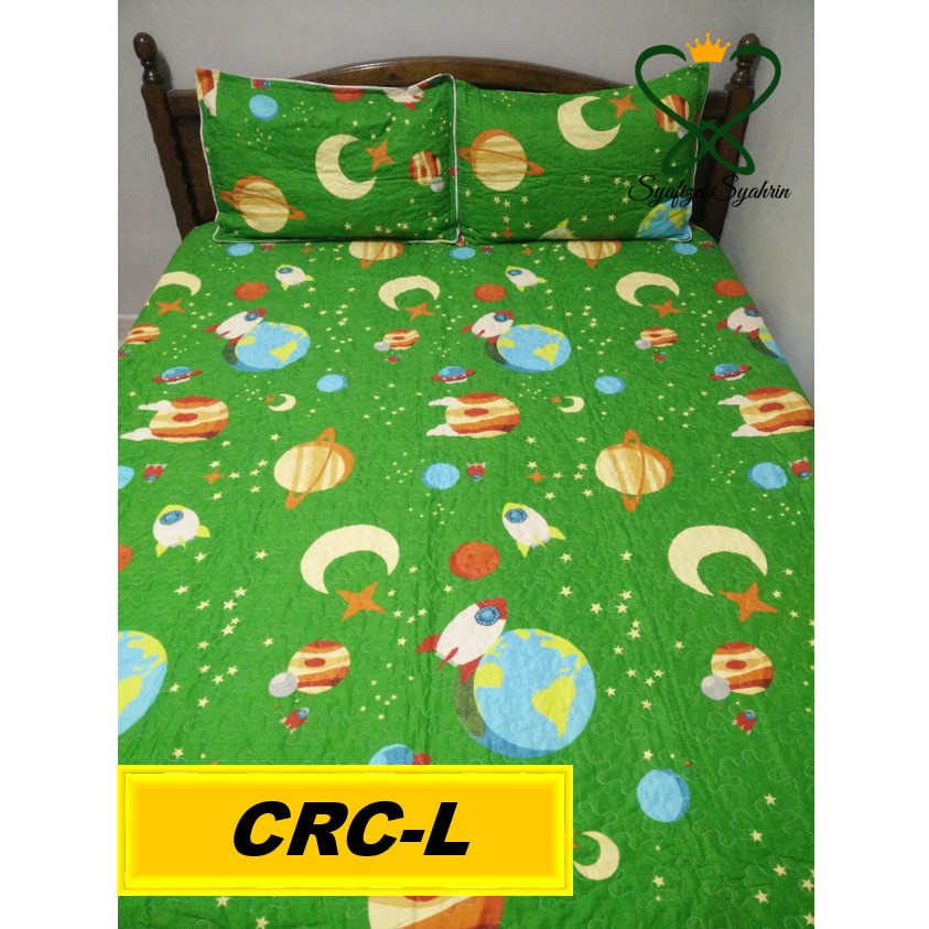 🔥FAST SELLING🔥 CADAR PATCHWORK 3IN1 QUEEN REJECT KILANG VIRAL KARTUN ...