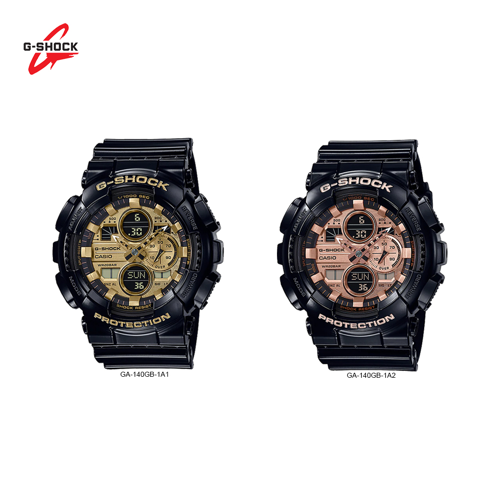 Casio G-Shock GA-140GB Analog-Digital Combination Watches (100% ...