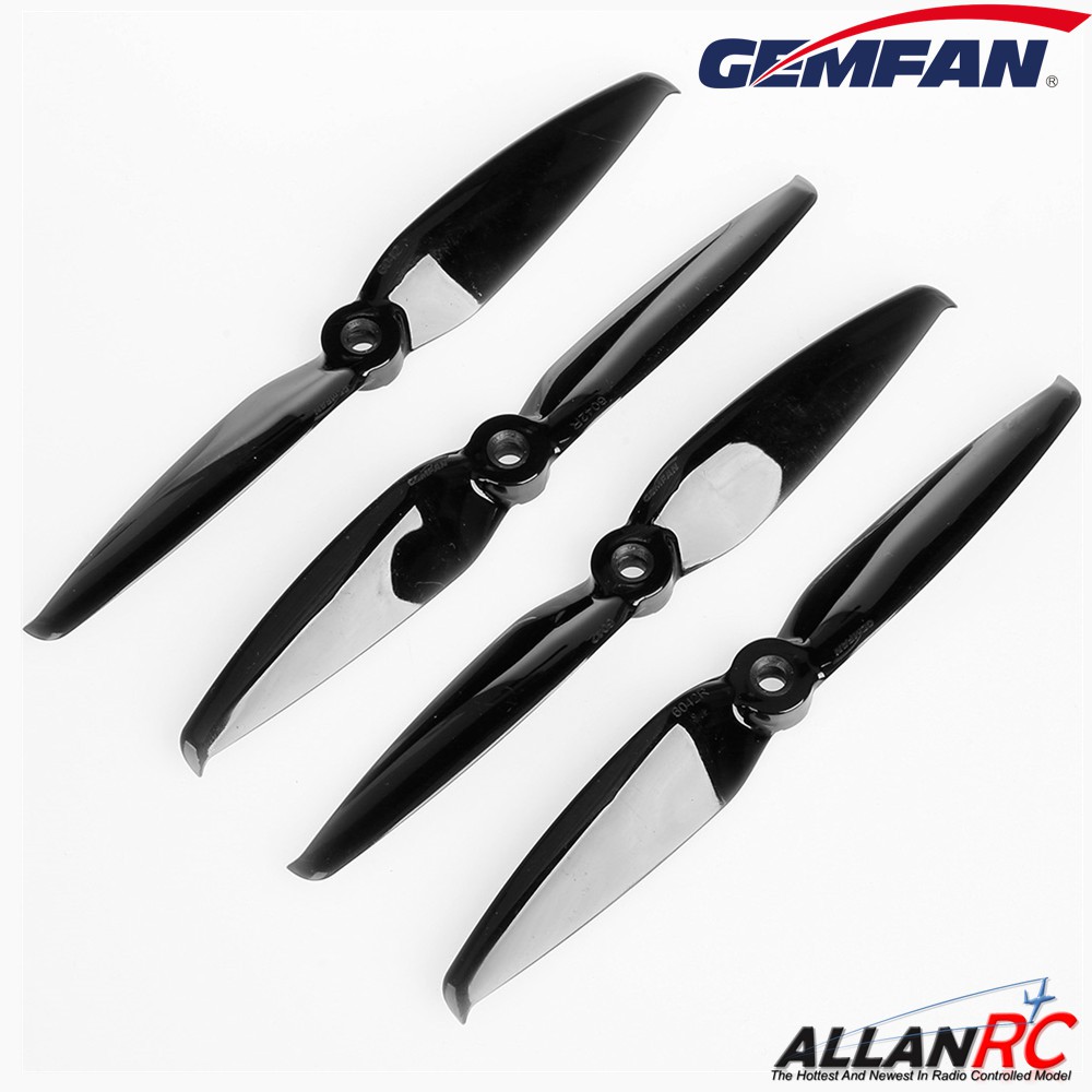 Gemfan Flash 7042 2 Blade 2 Pairs Propeller Set Black(2 pairs/4pcs ...