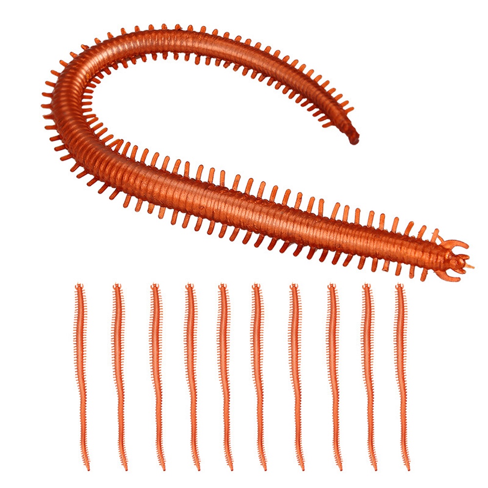 20Pc/bag Bionic Artificial Sea Fishing Bait Soft Worm 13cm Earthworm ...