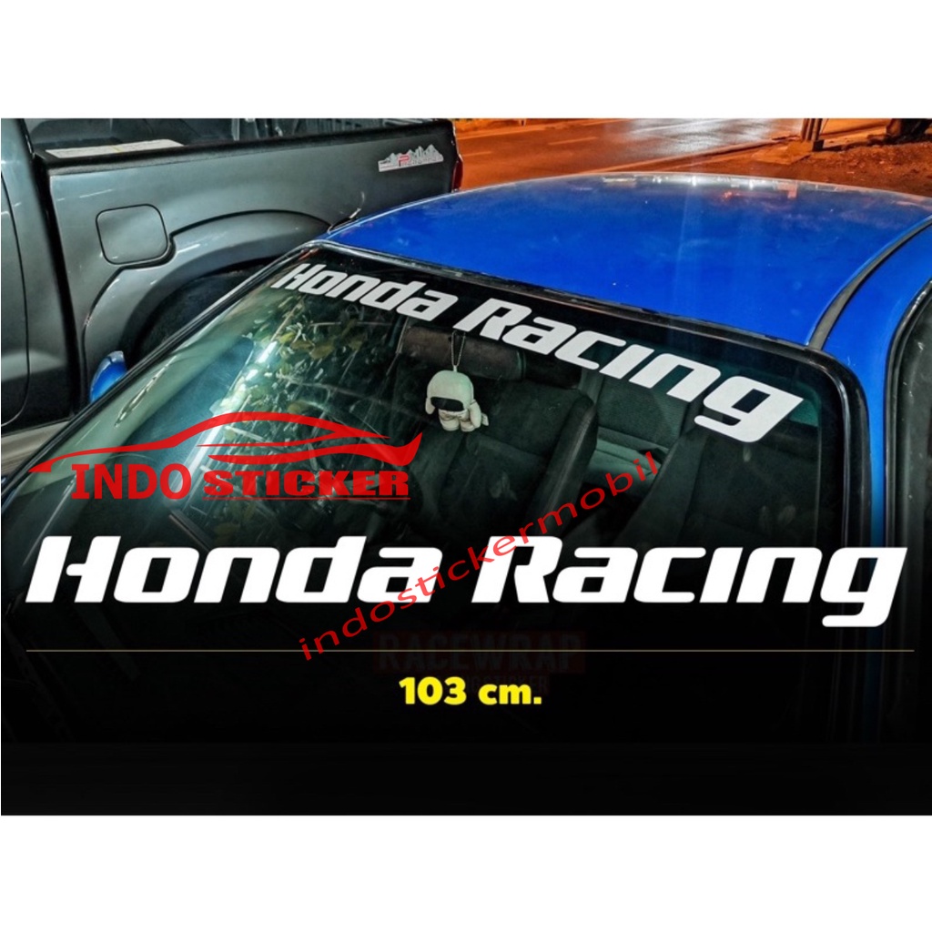 Honda RACING STICKER STICKER HONDA STICKER Car Glass STICKER HONDA ...