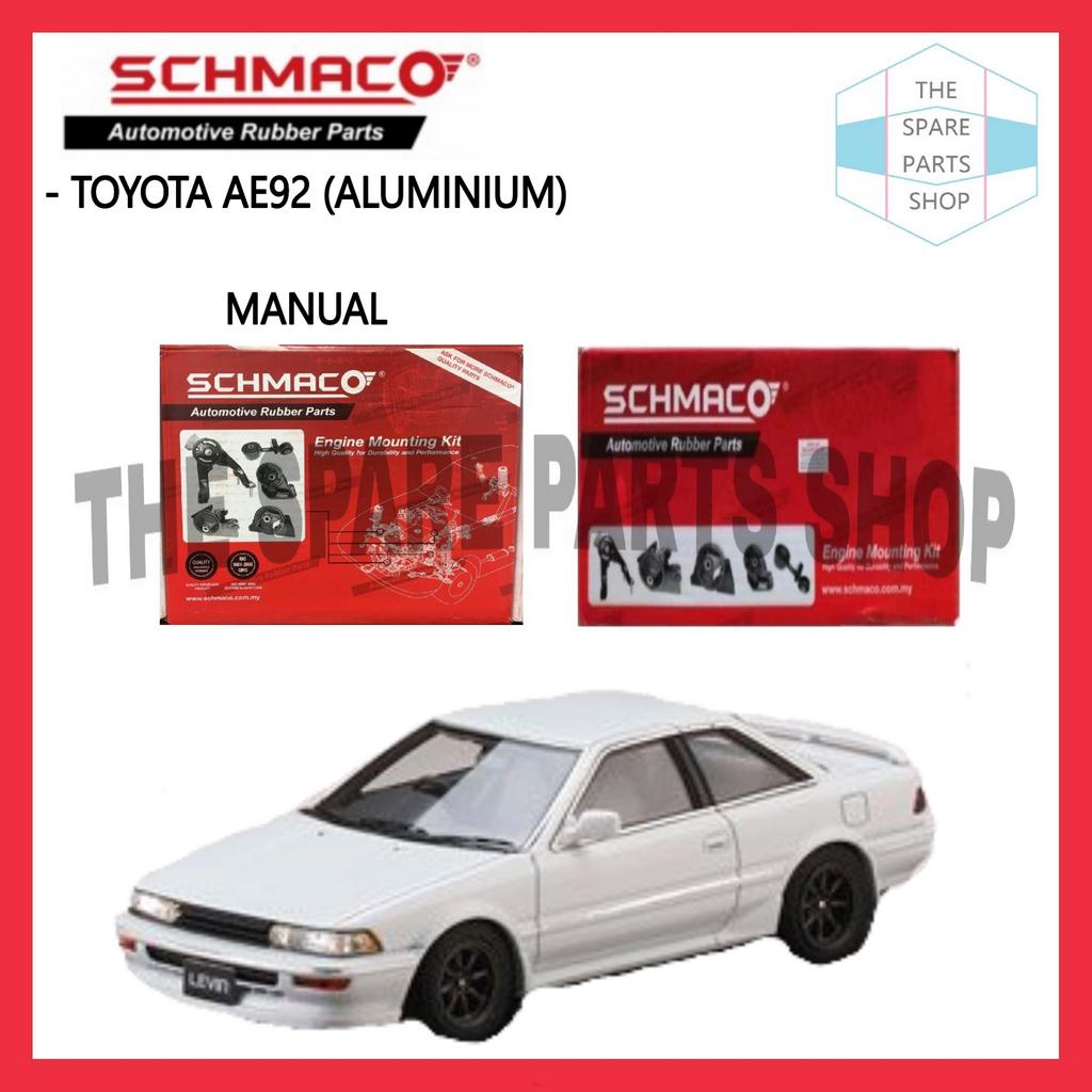 TOYOTA AE92 (ALUMINIUM) MANUAL SCHMACO ENGINE MOUNTING SET (5PCS IN 1 ...