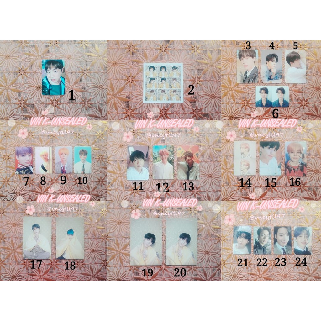 (Booked / Explanation) Bts - Official Photocard Album | Shopee Malaysia