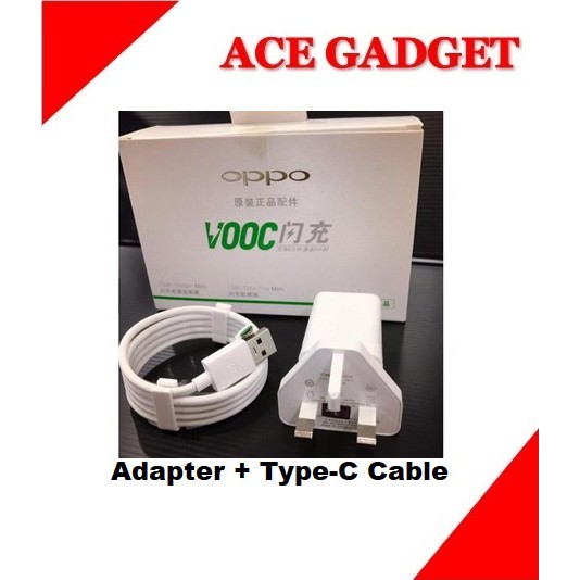 【Original】Oppo VOOC Type-C Flash Charger 4A R15 Adapter With VOOC Type ...