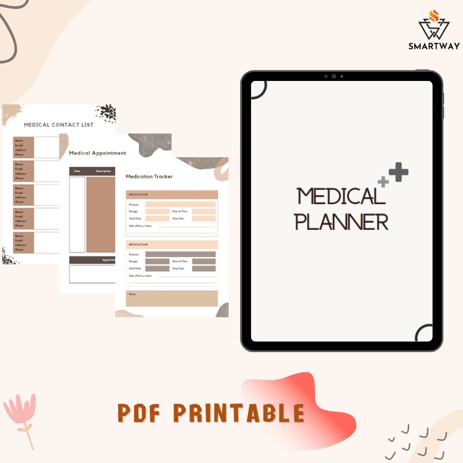 Digital Medical Planner | Medical Care Checkup Schedule Appointment ...