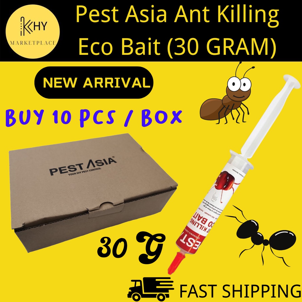 Pest Asia Ants Killing Eco Bait 💥天然蚂蚁胶饵 （ 30 G ）100% Original | Shopee ...