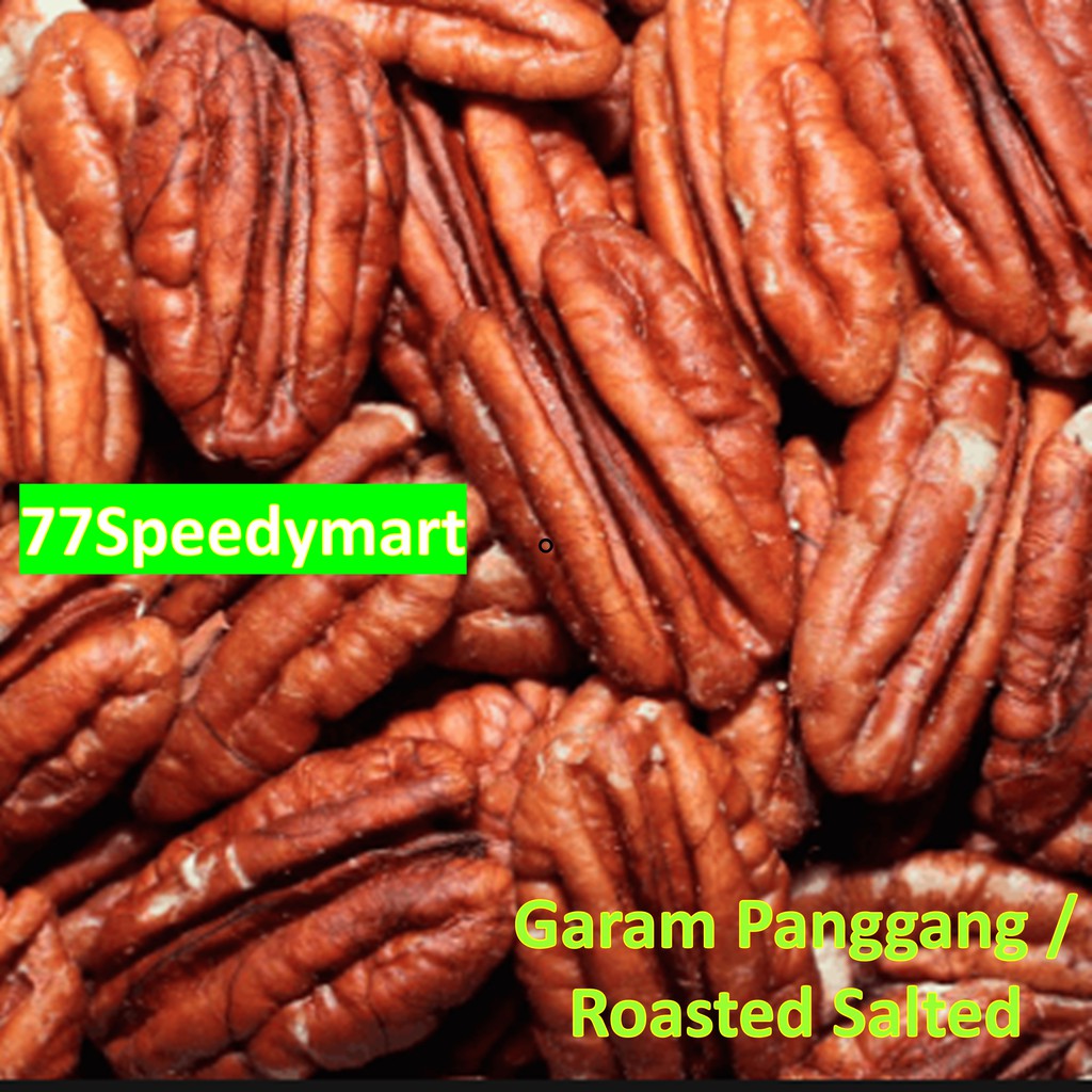 500g Roasted Salted Pecan / Kacang Pecan (Panggang Bergaram ...