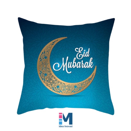 Sarung Bantal dengan kusyen Hari Raya Aidilfitri Corak Depan dan ...