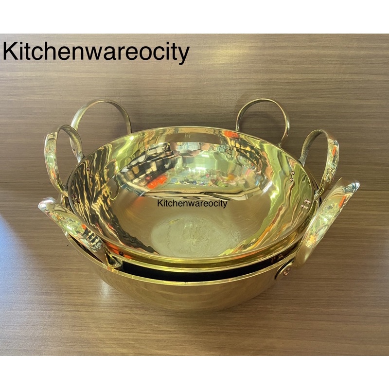 Thailand Brass Wok / Brass Wok / Thailand Wok / Brass Quality Wok ...