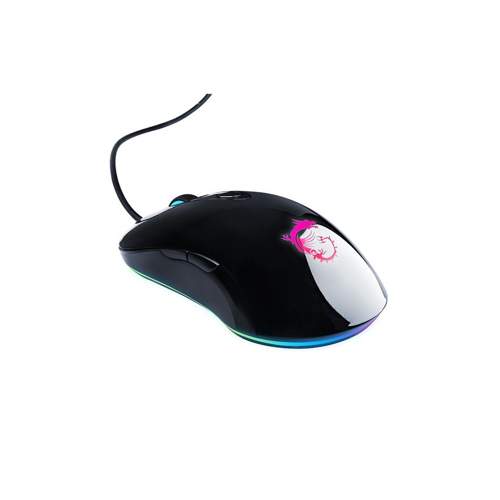 MSI Interceptor DS102 RGB V2 GAMING MOUSE (White / Black) | Shopee Malaysia