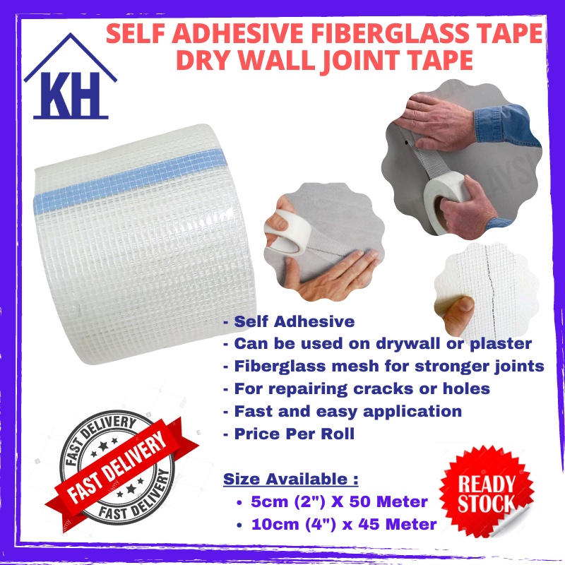 Self-Adhesive Drywall Joint Tape / Partition Nett / FiberGlass Tape ...