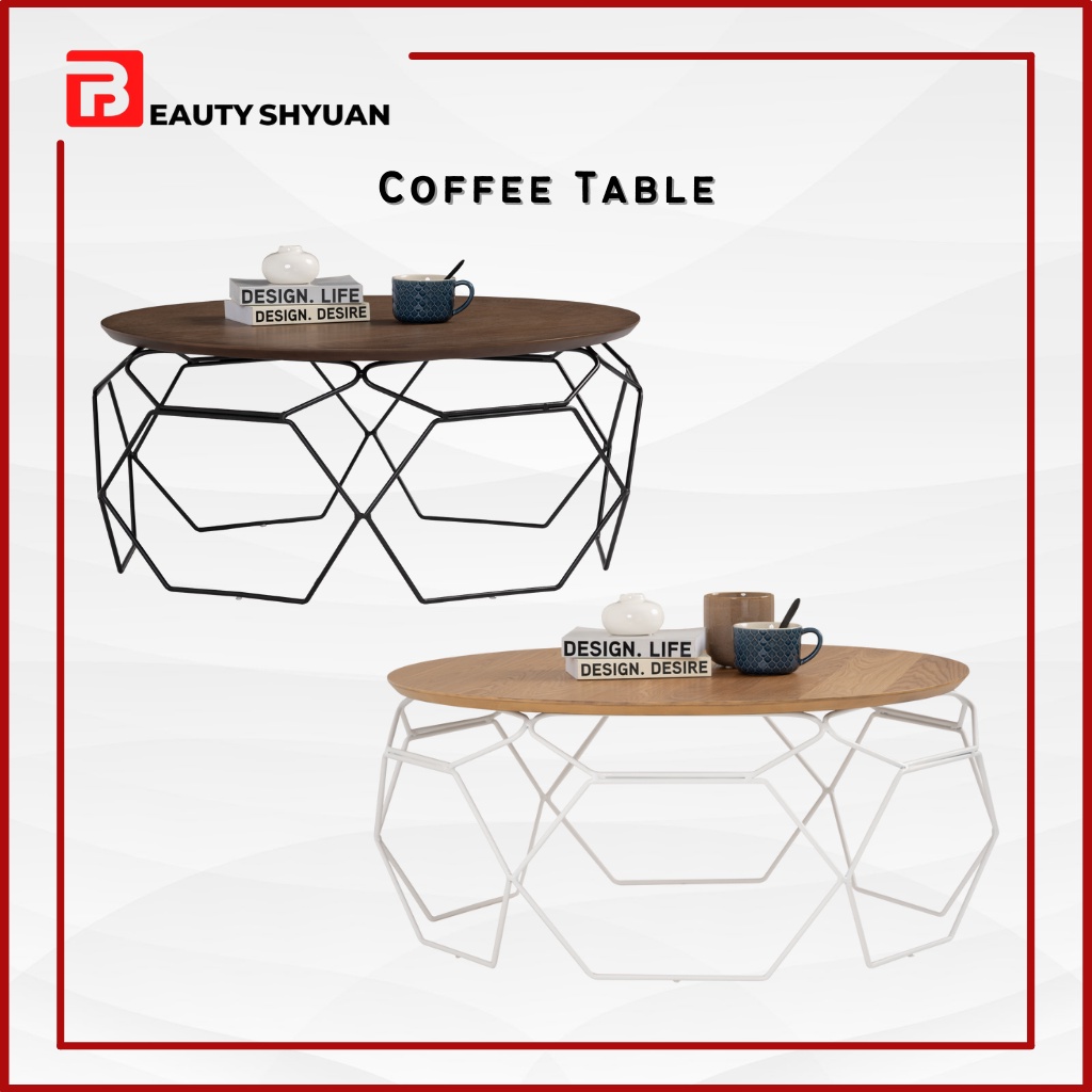 [SIAP PASANG] NANO Coffee Table Side Table Living Room Table Meja ...