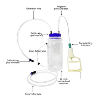 MRCARTOOL 2L Manual Universal Oil Change Pump Suction Vacuum Pump ...
