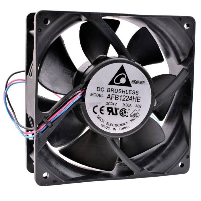 ^AFB1224HE 24VDC FAN 3-WIRES (120X120X38MM) W/SIGNAL 05500241 | Shopee ...