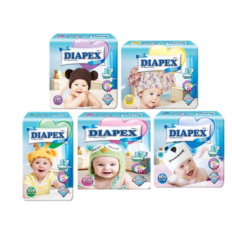 Diapex Easy Mega Tape ( S80 , M70 , L60 , XL50 , XXL40) | Shopee Malaysia
