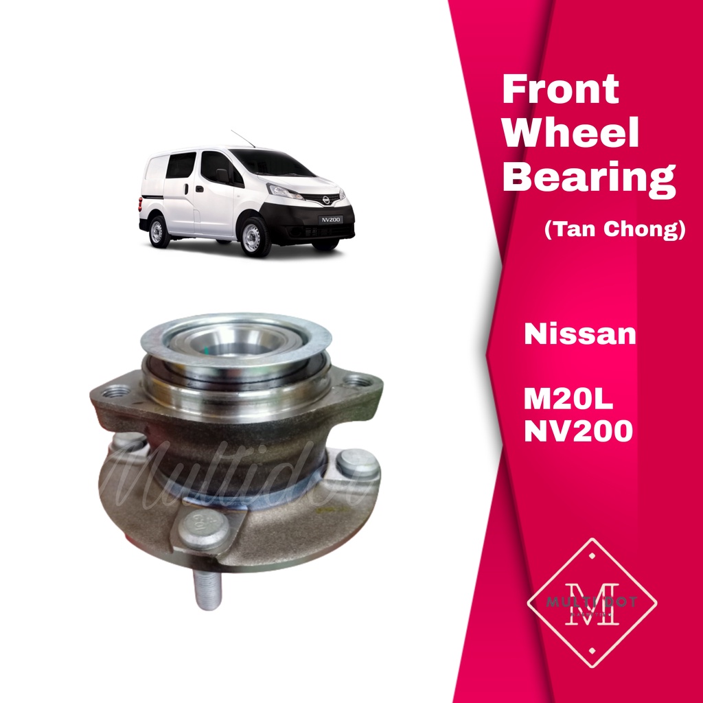 Nissan Front Wheel Bearing (With Hub)(Tan Chong) M20L NV200 40202-JX00A ...