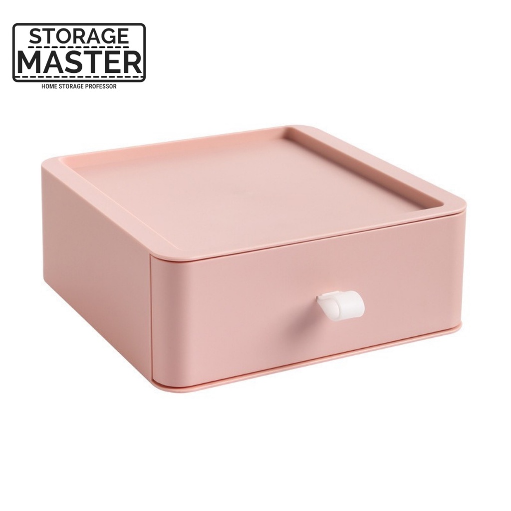 Desktop drawer storage box multilayer stackable student office use ...