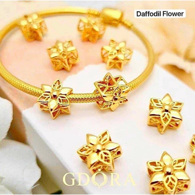 Niza Dora Gold Gdora Daffodil Bead | Shopee Malaysia
