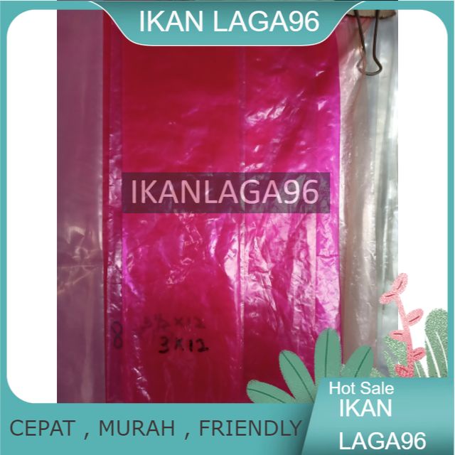 Plastik ikan pe, packing ikan, ikan hiasan, plastic fish, plastik Pe ...