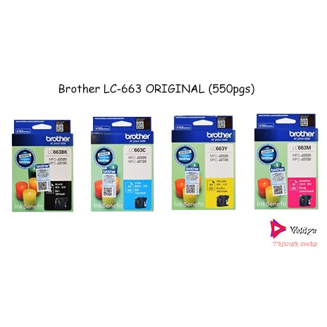 Brother LC-663 CARTRIDGE ORIGINAL (550pgs) | Shopee Malaysia