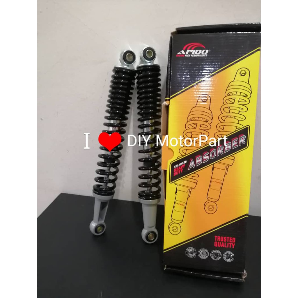 HIGH QUALITY HONDA WAVE 125 S/X WAVE 100R REAR ABSORBER SET STD (BLACK ...