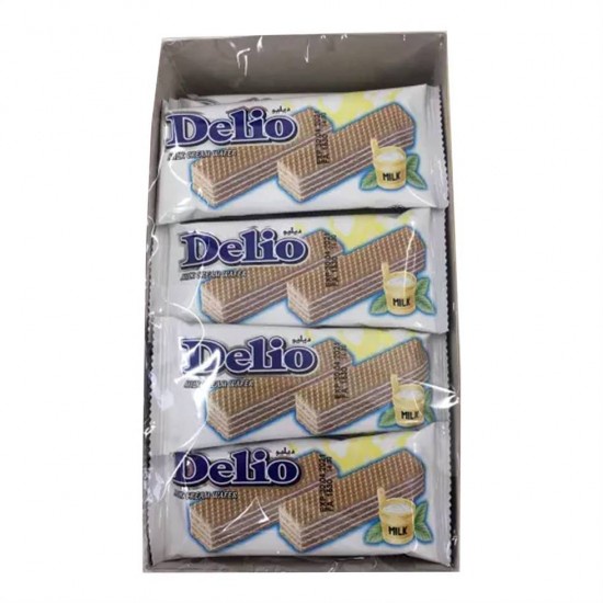 24 Packs Delio Milk Cream Wafer 16g Each HALAL (LOCAL READY STOCKS ...